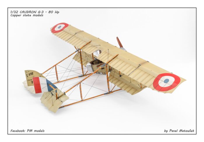 Caudron G3 French WW1 Biplane Scale Model - not-TOYS