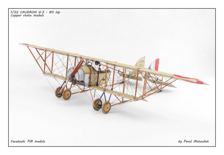 Caudron G3 French WW1 Biplane Scale Model - not-TOYS